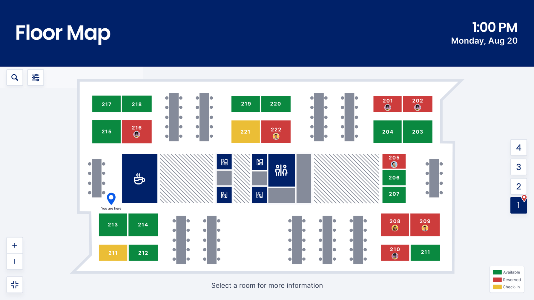 Booking a meeting room online, how Appspace's Room Scheduling works ...